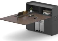 China Computer Desk with Open Shelf Rack-Desks for sale