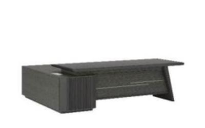 China FEICHI Graphite Modern Executive Office Furniture Private Office For 1 Person Modular Panels Scratch-Resistant Top for sale