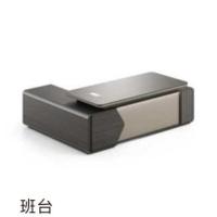 China GESAN Espresso Industrial Executive Desk Private Office Rooms Under-Desk Storage Power Outlets for sale
