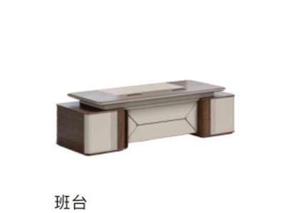 China INNOVATE Teak L Shaped Executive Desk Private Office Rooms Soft-Close Drawers Silver Handles for sale