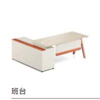 China SANQIN Rust Executive Office Table Private Office Rooms Under-Desk Storage Power Outlets for sale