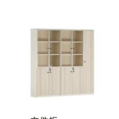 China SANQIN Amber Modern Executive Office Furniture Private Office For 1 Person Walnut Top Side Cabinet for sale