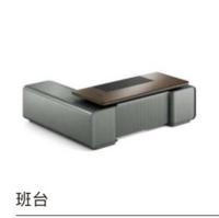 China SUNE Titanium Industrial Executive Desk Private Office Rooms Soft-Close Drawers Silver Handles for sale