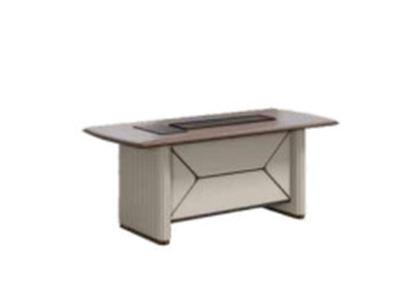 China INNOVATE Coffee Office Occasional Table Geometric Frame Sturdy Metal Legs for sale