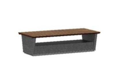 China SHARP Side Commercial Occasional Tables Geometric Frame Sturdy Metal Legs for sale