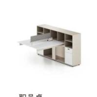 China BITE Office Meeting Table Scratch-Resistant Top Solid Wood Legs Steel Frame for sale
