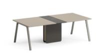 China DOMI Office Conference Tables Power Outlets Wire Grommets Under-Table Storage for sale