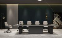 China FEICHI Office Conference Tables Dual-Tone Finish Wide Tabletop Ergonomic Height for sale