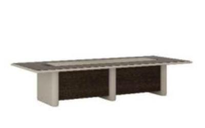 China QIHANG Office Conference Tables Ergonomic Height Melamine Surface Sleek Profile for sale
