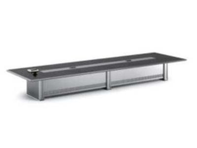 China QUVIE Office Conference Tables Power Outlets Wire Grommets Under-Table Storage for sale
