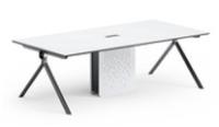 China STARLIGHT Home Office Conference Table Melamine Surface Sleek Profile Reinforced Frame for sale