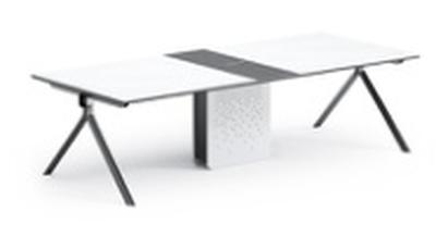 China STARLIGHT Office Conference Tables Matte Finish Environmentally Friendly Metal Legs for sale