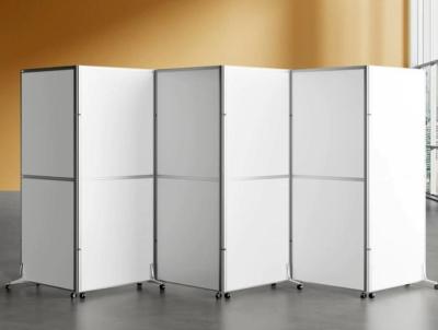China Mobile Partition Screen with Wheels-Panel System for sale