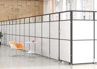 China Mobile Partition Screen with Wheels-Panel System for sale