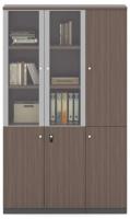 China Wooden Filing Cabinet with Glass Upper Doors-File Cabinets for sale