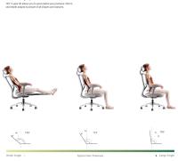 China H2 Dual-Back Support Office Task Chair with 30° Synchronous Lateral Swing and 139° Four-Gear Tilt Ergonomic Office Chair for sale