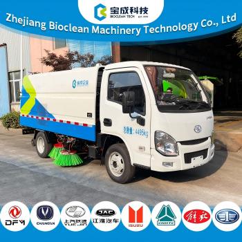 China 4.5ton Pure Electric Street Sweeper Truck 90km/H Max. Speed ZBJ5041TSLBEV for sale