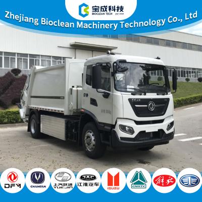 China 18Tons Pure Electric Waste Truck Refuse Compactor Vehicle With TZ370XS-LKM1103 Engine for sale