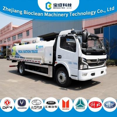 China 8.2m3 8200L 12tons Sewage Vacuum Pump Truck With EQ1125SJ8CDC Chassis for sale