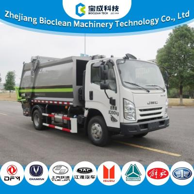 China JX4D306H Engine 8200kg Garbage Compactor Truck Rubbish Bin Truck ZBJ5087XX for sale