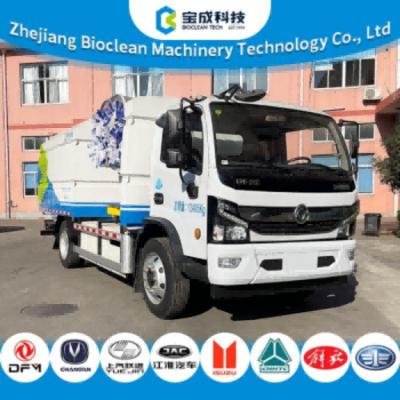China 3.8m3 Pure Electric Fence Cleaning Truck Road Cleaner Vehicle ZBJ5120GQXHBEV for sale