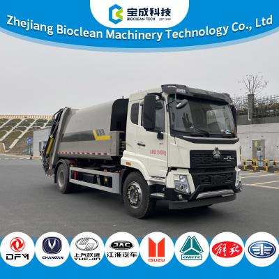 China Customized 18tons Garbage Compactor Truck Diesel Powered Waste Garbage Truck for sale