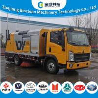 China Strong Power 8ton Street Cleaner Truck Road Sweeping Vehicle ZBJ5087TSLF for sale