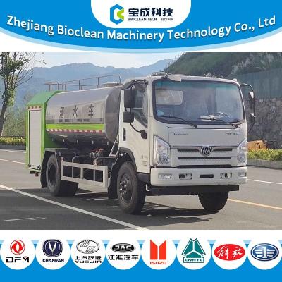 China Commercial 12 Ton 6800L Water Tanker Truck Water Sprinkler Truck for sale