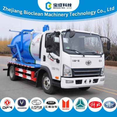 China 5m3 5000L 9.1tons Sewer Suction Truck Strong Power For Efficient Work for sale