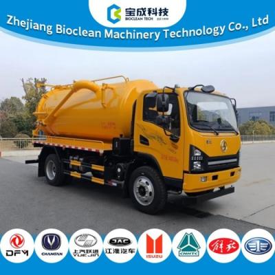 China 8.1m3 8100L 14tons Sewage Suction Truck Diesel Operated ZBJ5140GXW6BHQ for sale