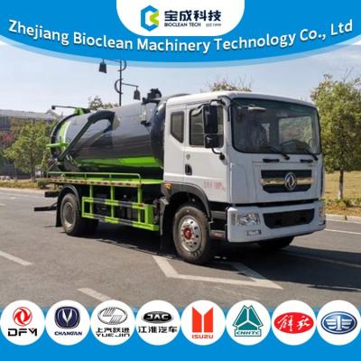 China 11.88m3 11880L 18tons Diesel Sewer Suction Vehicle 259hp For Efficient Work for sale
