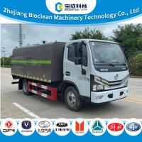 China 7.3TONS Diesel Powered Fence Guardrail Cleaning Truck With EQ1075SJ3CDF Engine for sale