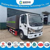 China 7.3TONS 2100L 2.1m3 Guardrail Cleaning Truck With Two Way Cleaning for sale