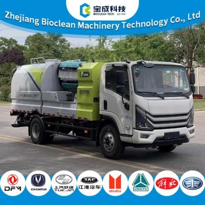 China 10TONS 2680L 2.68m3 Pure Electric Cleaning Truck Fence Cleaning Truck for sale
