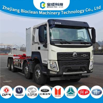 China 31ton Pure Electric Rubbish Dump Truck 489hp Heavy Load Capacity for sale