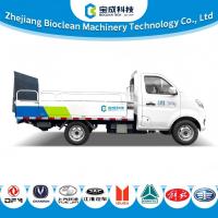 China New Energy Container Garbage Bin Truck Small Pure Electric High Efficiency for sale