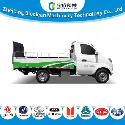 China Hanging Barrel Garbage Pickup Truck 1360kg Load Capacity 10 Bin for sale