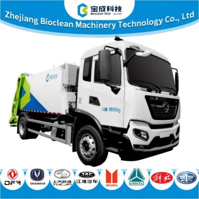 China 18000KG Diesel Engine Refuse Compactor Truck With Heavyload High Speed for sale