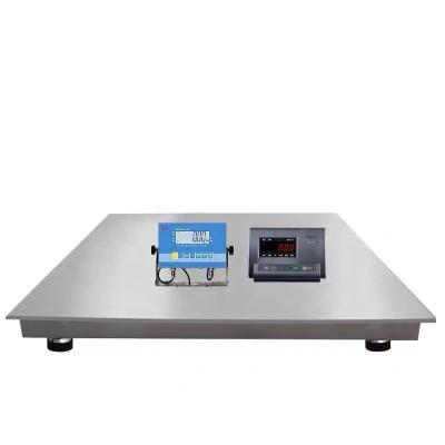 China 3 Ton Mild Steel/Stainless Steel Digital Animal Scale 1.2*1.2m Size LCD/LED Display for sale