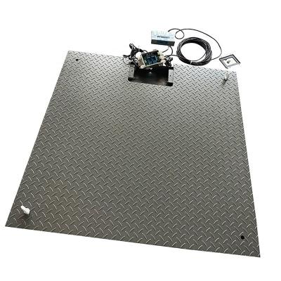 China Industrial Heavy Duty Weighing Floor Scale with 1000kg Capacity and Customized Color for sale