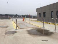 China 125%F.S Safety Portable Truck Scale 60 Ton Digital Weighing Scale Pit Type Steel Truck 18m for sale