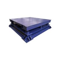 China Standard Power Supply Heavy Duty Digital Buffering Weighing Floor Scale with LCD Display for sale