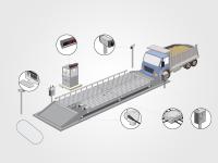 China Customizable Truck Scale Weighbridge with High Accuracy and 95% Relative Humidity for sale