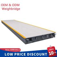 China 30 Ton 300T on Concrete Truck Scale Weighbridge Vehicle Weighing Scale for Commercial for sale