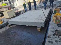 China LED Display 60 t 80 t Concrete Weighbridge Truck Weighing Scales 3-4 Meter Platform Width for sale