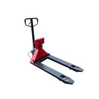 China 110V/220V Digital Carbon Steel Blue 4000lbs Hand Pallet Truck with Weight Function for sale