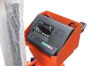 China 110V/220V Digital Carbon Steel Blue 4000lbs Hand Pallet Truck with Weight Function for sale