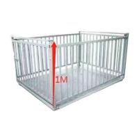 China 0.6m x 0.8m to 1m x 1.2m 0.5t-2t Weighing Platform Floor Buffering Scale Customizable for sale