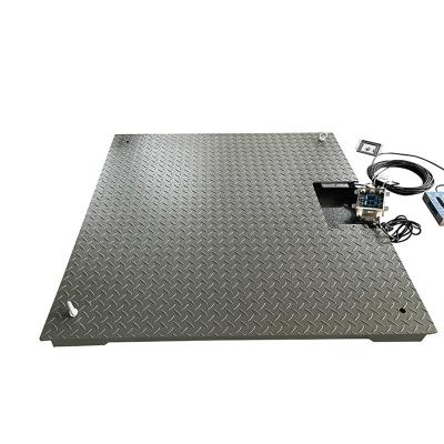 China 3000kg Capacity Stainless Steel Digital Platform Floor Veterinary Scale for Cattle Livestock for sale