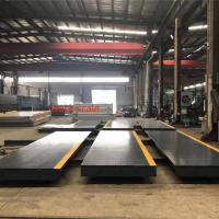 China OIML III Accuracy Level Electronic Weighbridge Truck Scale 30-300 Ton Heavy Duty Scale for sale